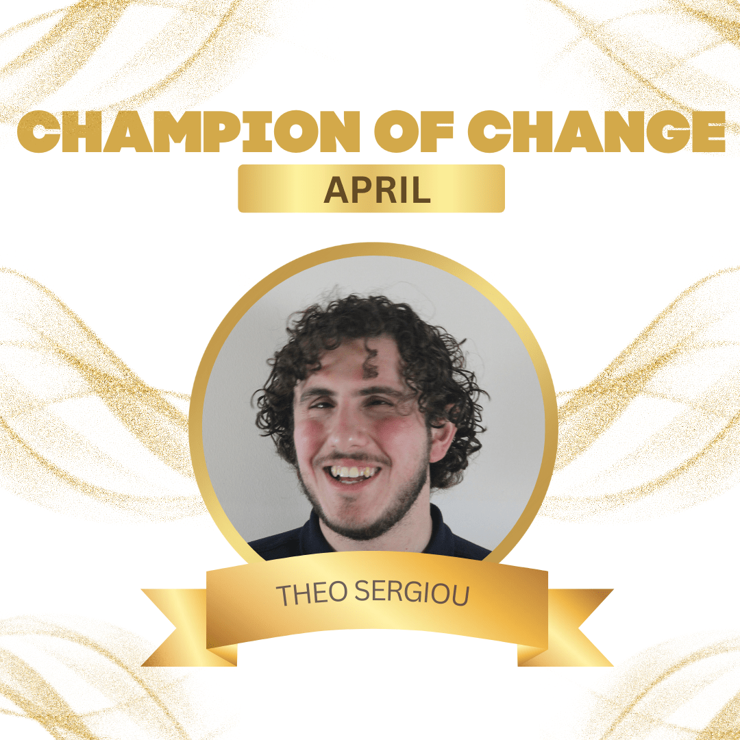 Celebrating our April 'Champion of Change' - The Change Foundation